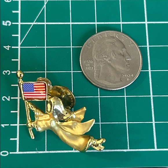 Accessories | Vintage Flying Angel Carrying The United States Of ...
